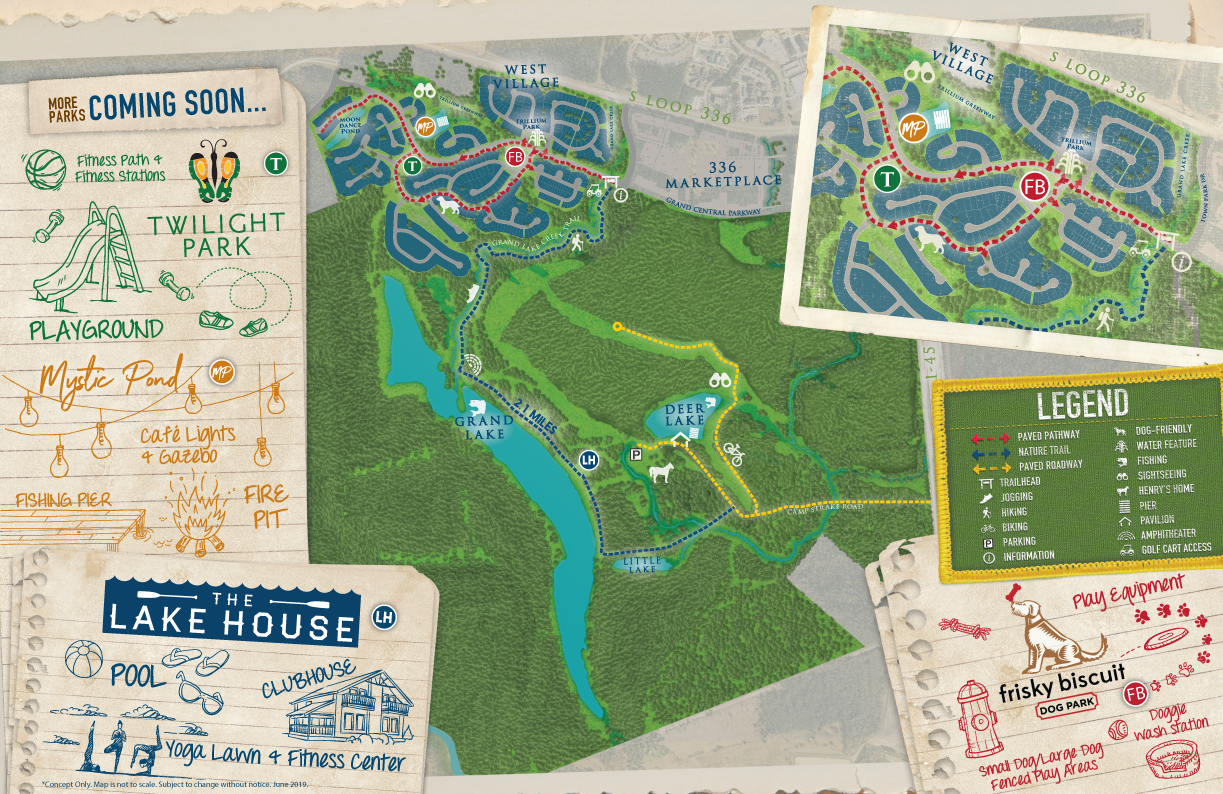 Community Trails | Grand Central Park in Conroe, TX