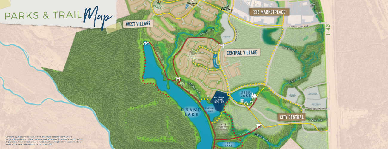 Community Trails | Grand Central Park in Conroe, TX