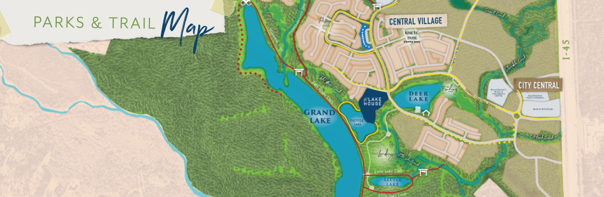 Community Trails | Grand Central Park in Conroe, TX